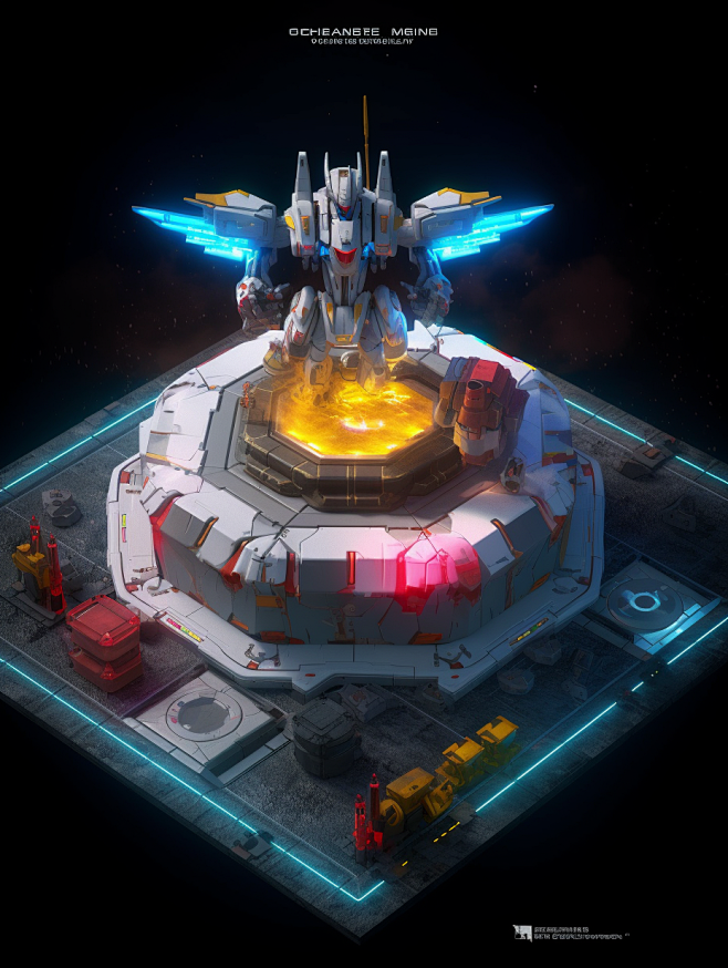 an_isometric_view_of_universal_base_for_miniatures_of_GUND_b35bab52 ...