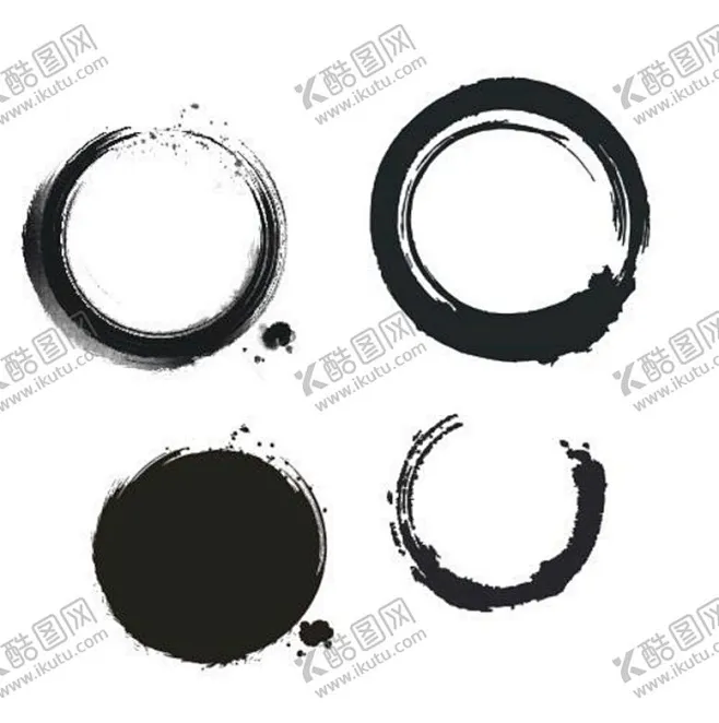 水墨毛笔画 【酷图网】水墨画,毛笔圈,毛笔,画,装饰,水墨,墨滴,圆圈,笔锋,笔触,古典元素,中国元素,中国水墨,墨点,墨迹,墨圈,设计-花瓣网