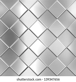 Metal Silver Checked Pattern Background 库存插图 140040760 | Shutterstock-花瓣网