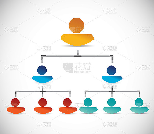 People diagram network illustration