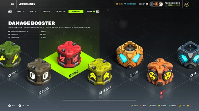 game UI/UX ui design xbox HUD Tank green user interface gamedesign ...