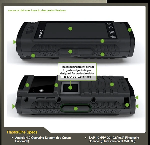 Raptor-ID website : Raptor-Id product website. Features the key ...