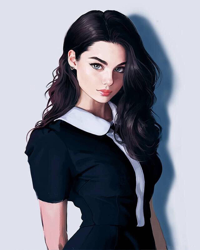 巴塞罗那的插画师伊凡·塔拉韦拉（Ivan Talavera）非常喜欢以板绘的形式刻画各种各样的女性角色，