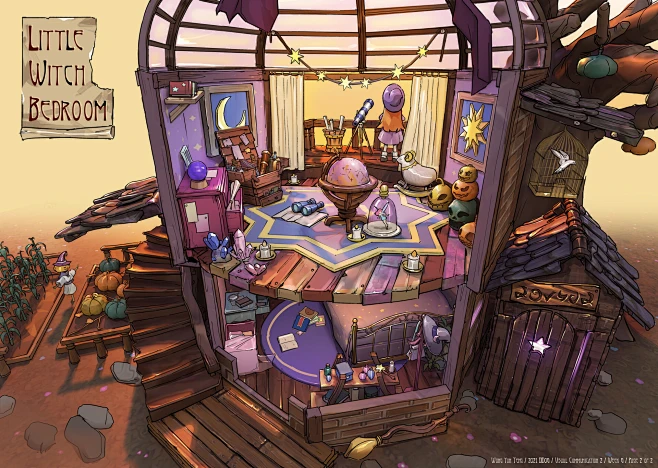 Witch Shop, Yunny : Witch Shop by Yunny on ArtStation.-花瓣网