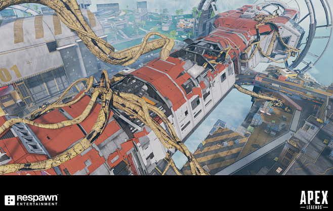 Apex Legends - Olympus (Icarus Ship Exterior)