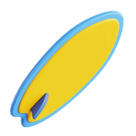Surf Board 3D Icon-花瓣网