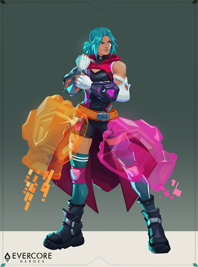 Evercore Heroes - Character Art