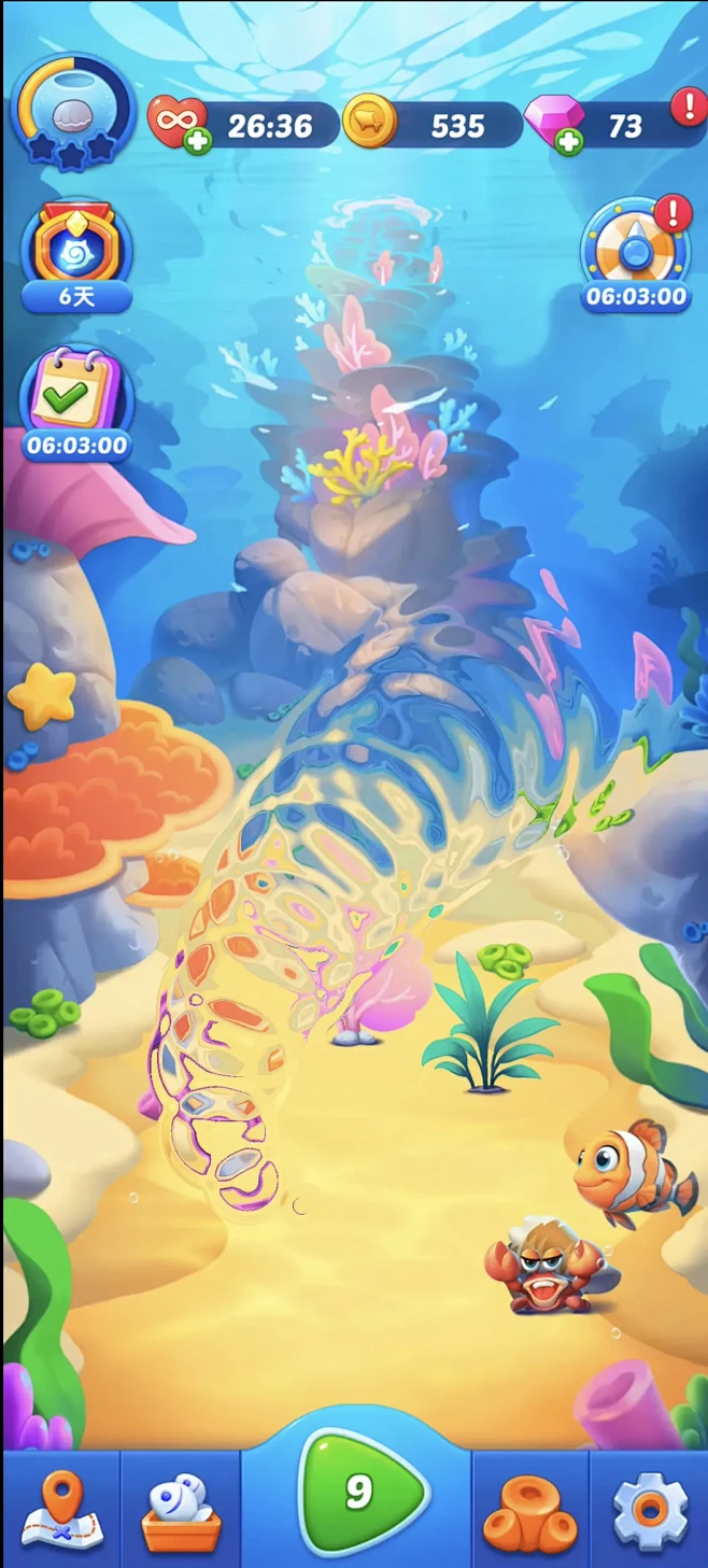 Ocean Match-游戏截图-GAMEUI.NET-游戏UI/UX学习、交流、分享平台-花瓣网