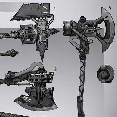 Skyforge - Revenant Axe -花瓣网