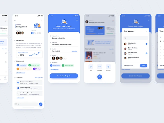#Exploration | Planku - Final Exam Management App-花瓣网