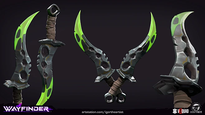 Wayfinder Dual Dagger Venom-花瓣网