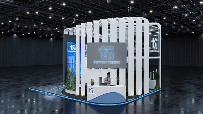 Exhibition Exhibition Design exhibition stand booth design futuristic ...