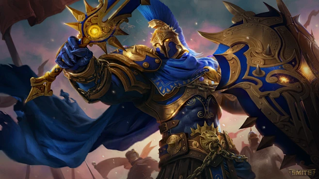 Ares Mastery, Billy Christian : Ares Mastery Splash Art for Smite ...
