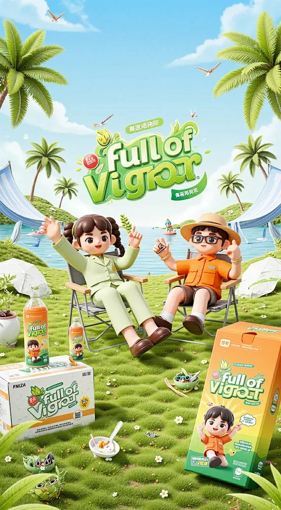 【油条】运营3D海报-场景含IP-LoRA-油条-LiblibAI-花瓣网