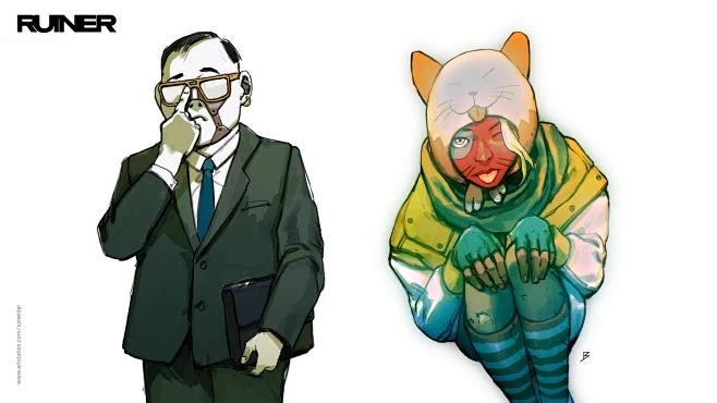 RUINER - Rengkok Citizens , Benedykt Szneider : Character designs and ...