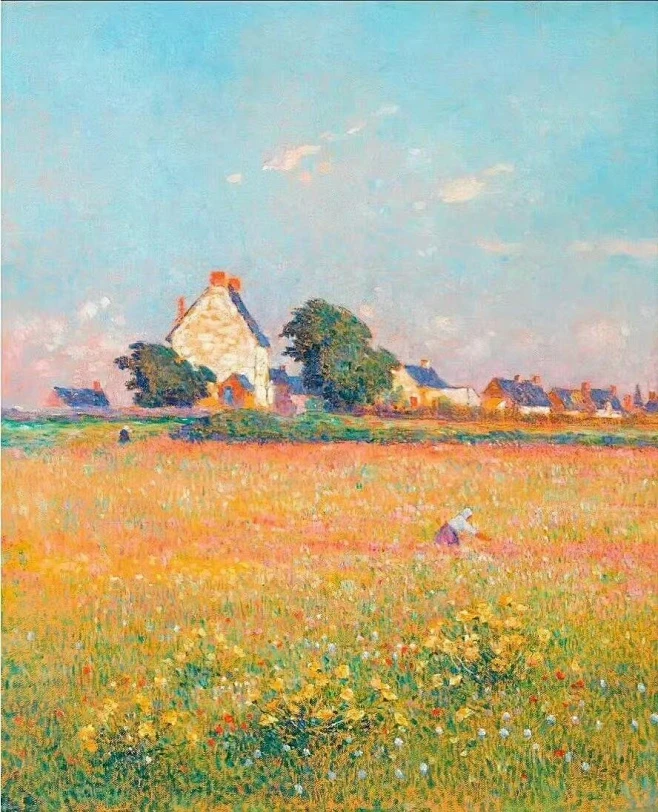 法国印象派画家：费迪南德·洛恩·杜·普伊高多（Ferdinand Loyen Du Puigaudeau）1864-1930-花瓣网