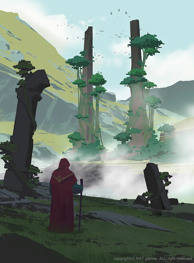 Project V4-Celestial island rough concept, Kalle(JunYeong Shin ...
