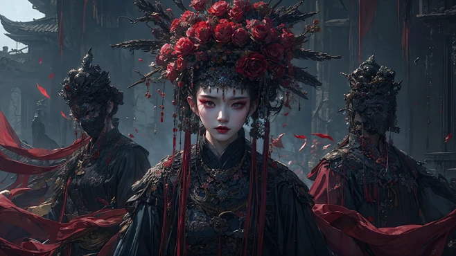 ZXM-中式恐怖女-hzj(3)-花瓣网