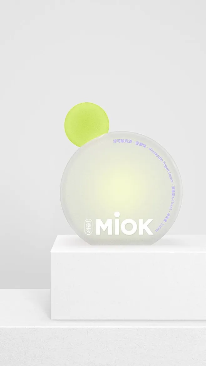 Miok beverage packaging design by Iris Fan ...