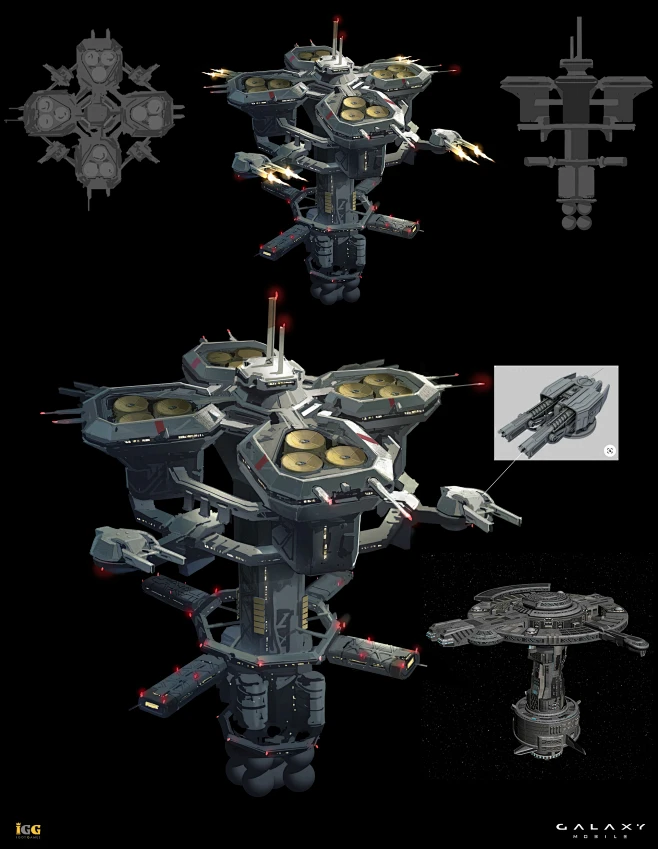 Galaxy Mobile - defense base-花瓣网
