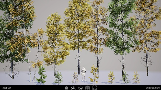 Trees - Foliage, Santiago Deus : A few assets for an upcoming forest ...