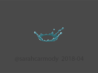 Water splashes (2018-04) 2d animation effects flipaclip fx ipad smoke ...