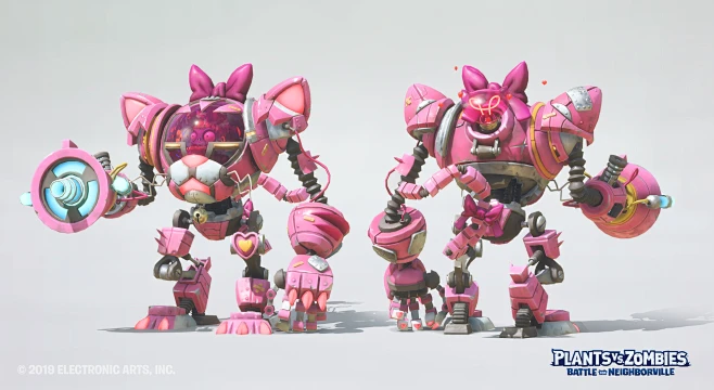 KittyBot Mech Model : Daniel Pope Textures : Olivier Couston-花瓣网