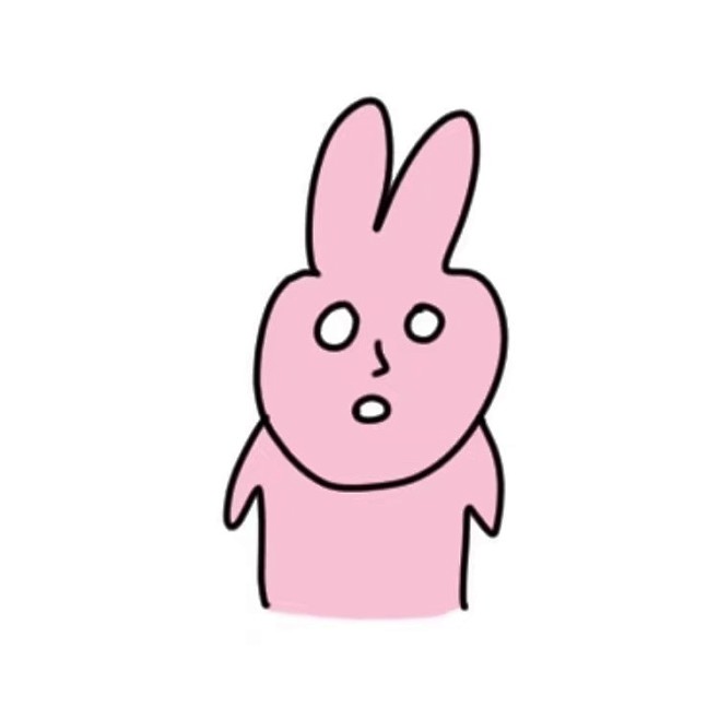 粉红兔子表情包