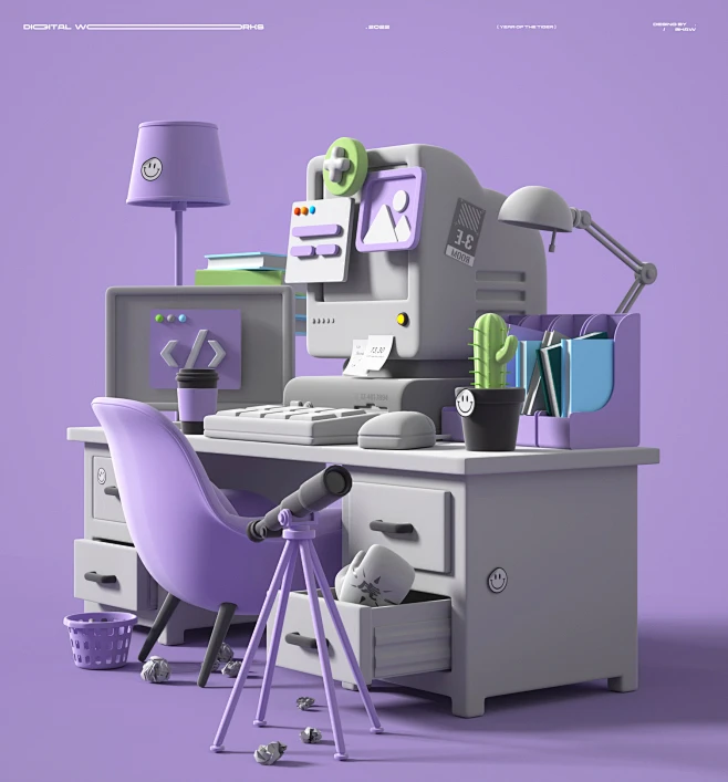 Digital Work_肖坤前_【68Design】-花瓣网