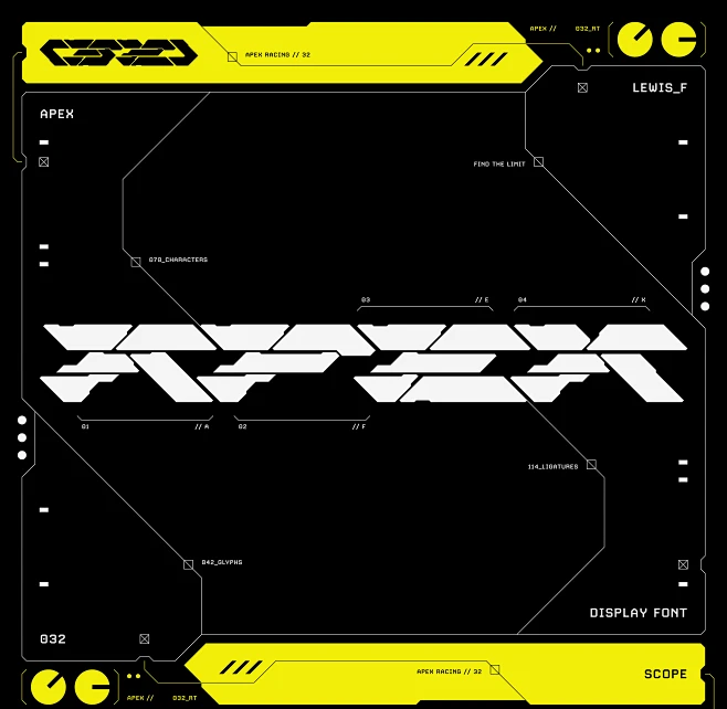 font font design Typeface typography Cyberpunk future Scifi science ...