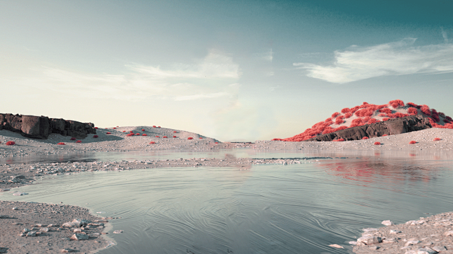 C4D场景 渲染 3S c4d 产品渲染 场景搭建参考 场景构图 几何场景 CG 三维人物场景 创意灵感参考