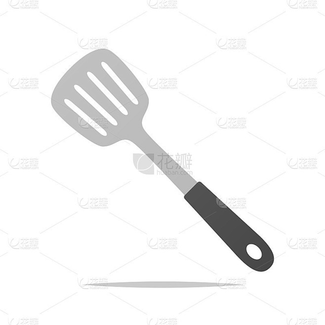 Cooking spatula vector isolated illustration