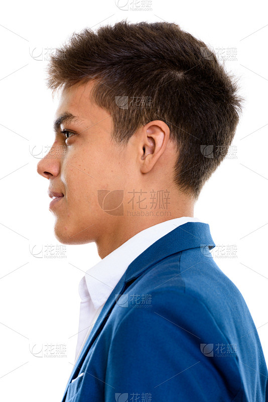 无尾礼服,侧面像,男商人,青年人,人的脸部,男性美,衣服,侧面视角,垂直画幅,套装