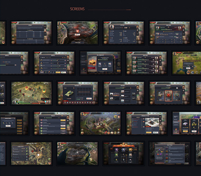 battle game game ui Tank UI War war ui world war ww2-花瓣网