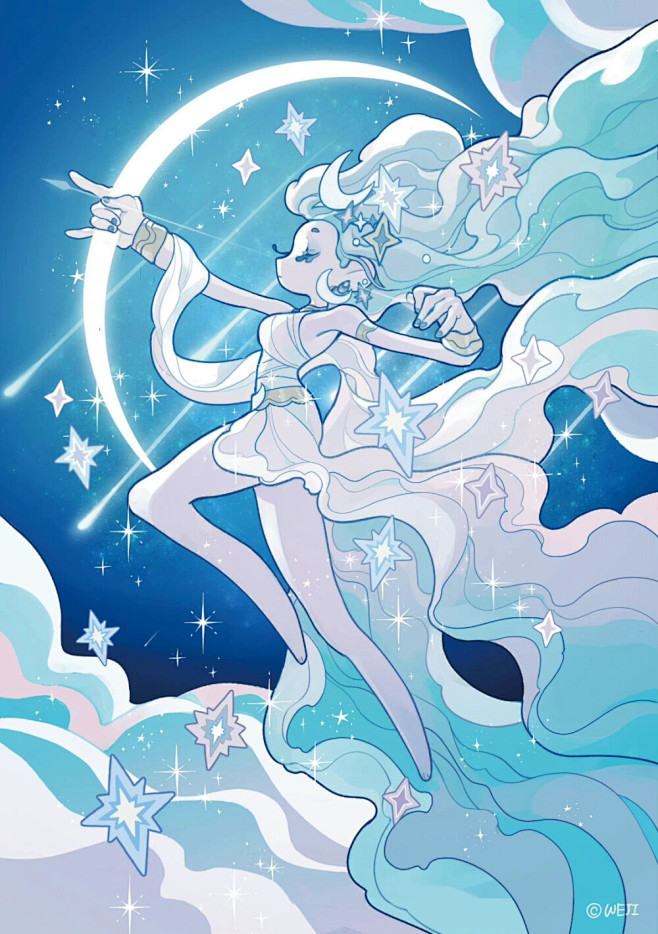 韩国插画艺术家 WEJI 웨지 IG：wedjigamja