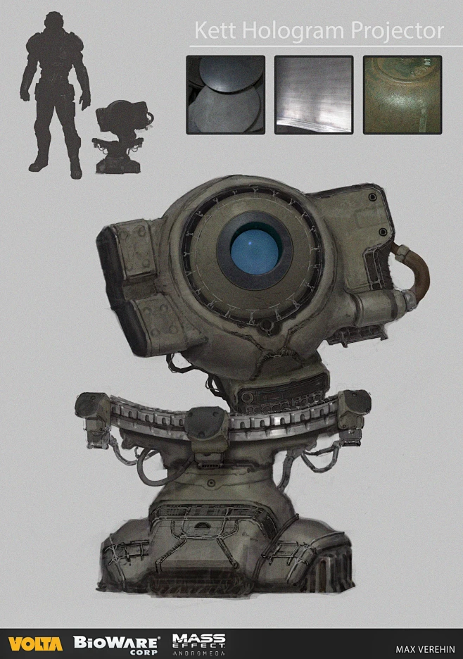 Mass Effect Andromeda, Maxim Verehin : Some designs I did for the game ...