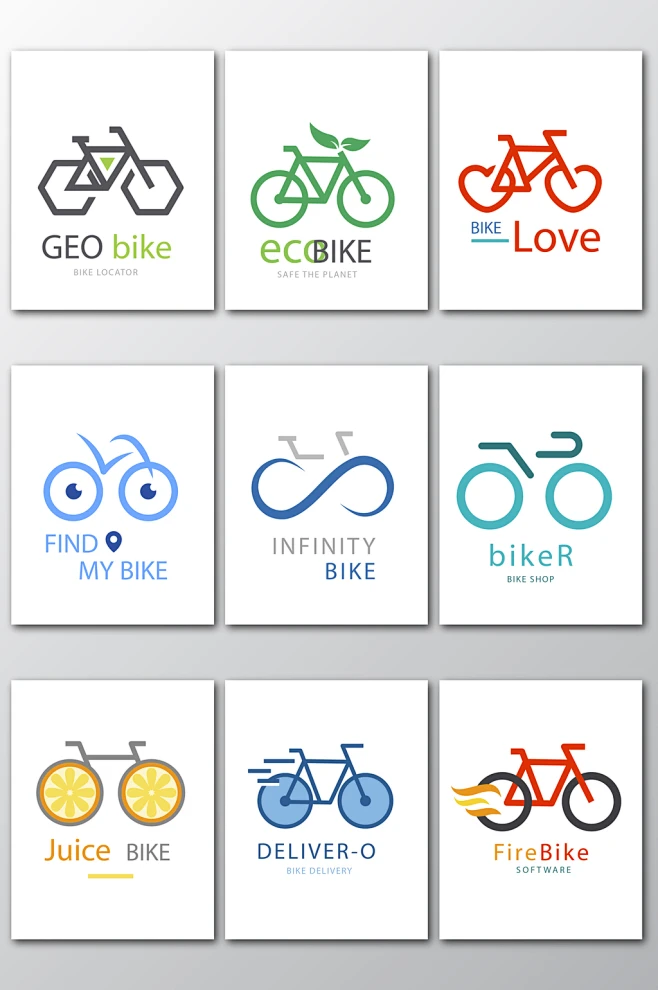 单车logo装饰图案设计-花瓣网