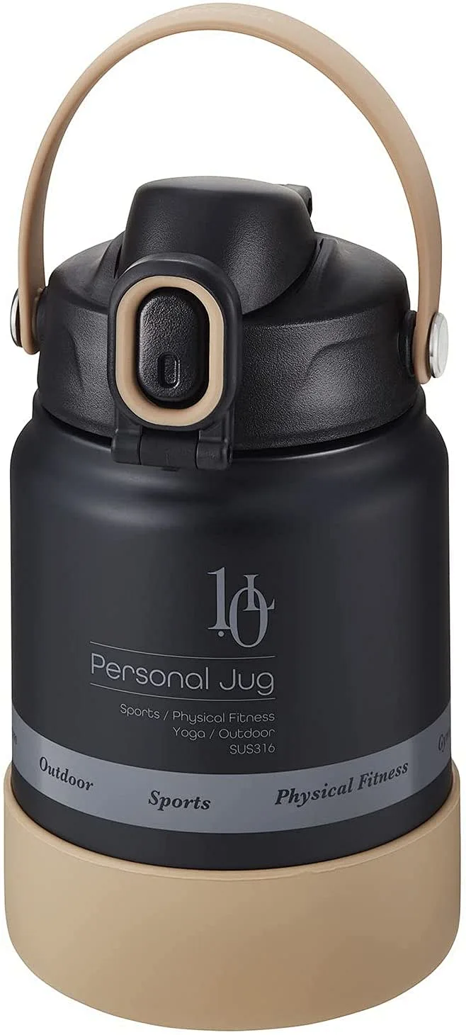 孔雀保温瓶工业 不锈钢 适用于运动饮料的水杯 1.0升 AJG-MA100 亚光黑 个人水壶 : 亚马逊中国: 家居生活-花瓣网