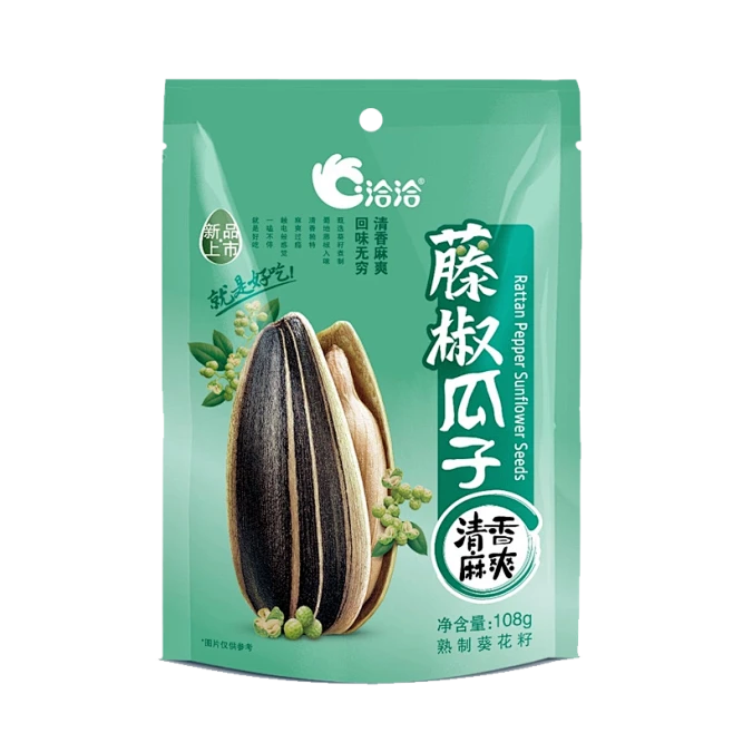 洽洽瓜子108g*4袋焦糖山核桃藤椒海盐味葵花籽恰恰网红零食小包装-tmall.com天猫