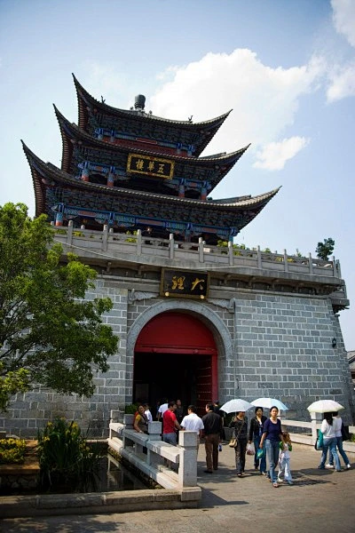 云南大理古城图片-花瓣网