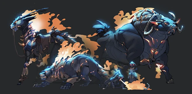 Fantasy mount-花瓣网