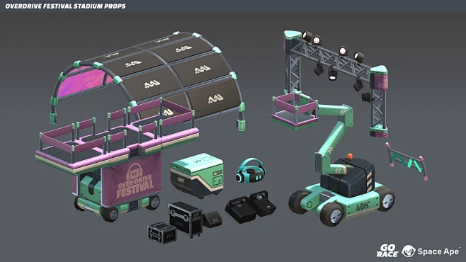 Go Race: Overdrive Festival Stadium-花瓣网