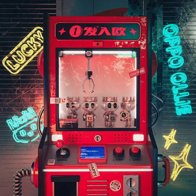 3D arttoy c4d cinema4d IP octane toy-花瓣网