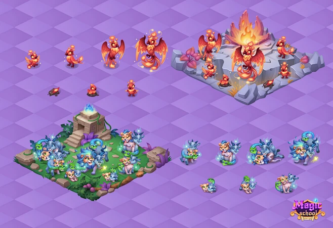 Objects for Magic School - Wizard Merge (Magic Forest Event)-花瓣网