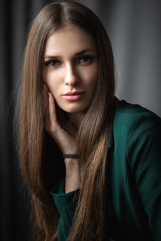 девушка, модель, портрет, фотосессия, студия, макияж, гламур, girl ...