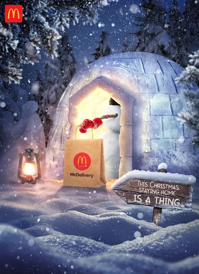 McDonald's: McDelivery Christmas-花瓣网