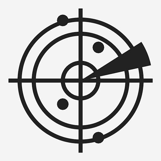 雷达探测器ping图标_88ICON https://88icon.com 雷达 探测器 ping 范围 搜索 技术