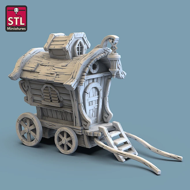 Carnival Wagon, Rafael Moreno Dominguez : One of the props I did for 3D ...