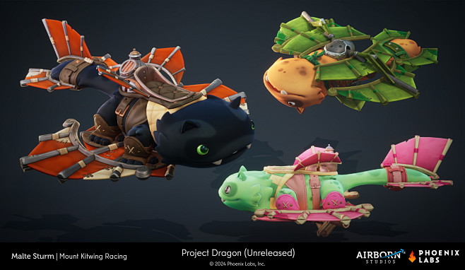 {游戏系列}美国 Project Dragon(UI,角色，场景）