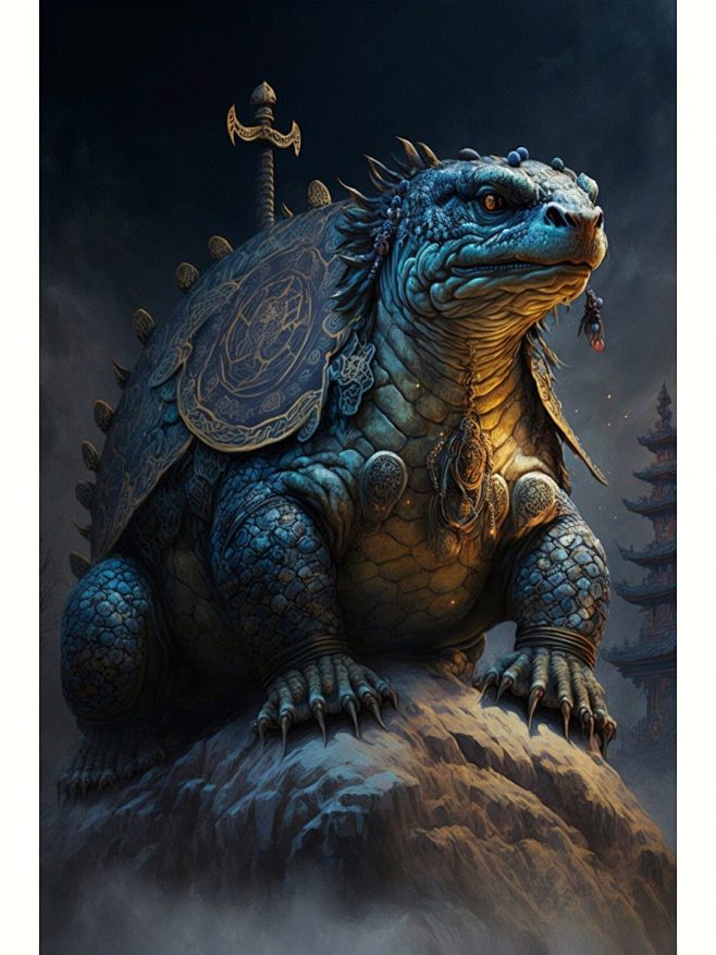 中国神话怪物-AI绘画/素材-微元素 - Element3ds.com!